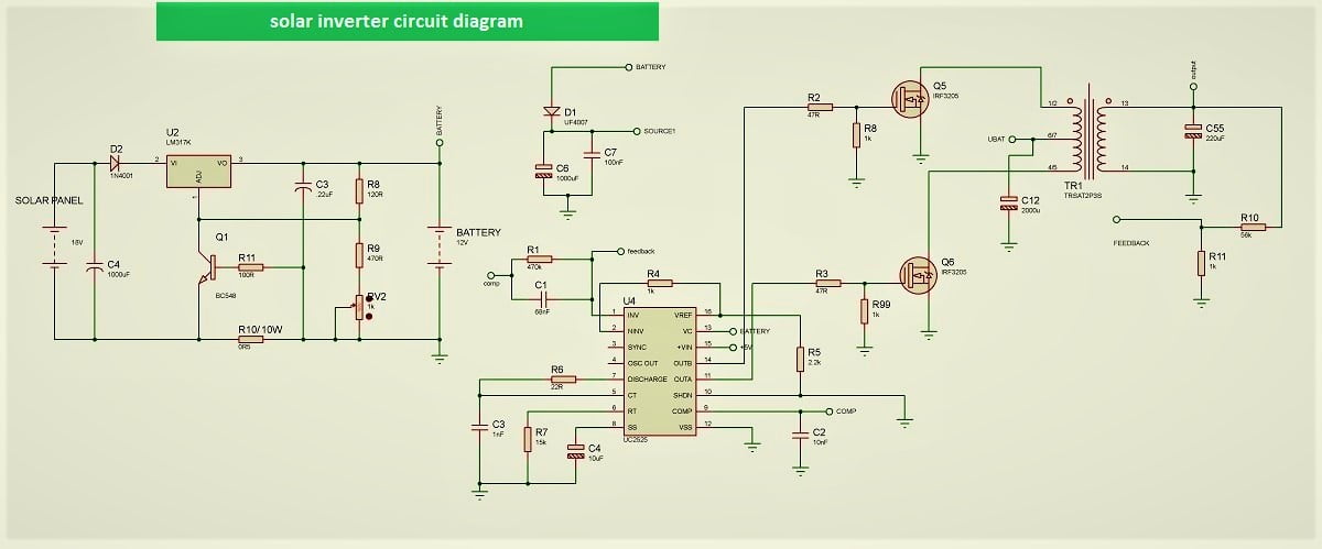 Solar Inverter Schematic