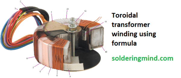 Toroidal Transformer winding Using Formula
