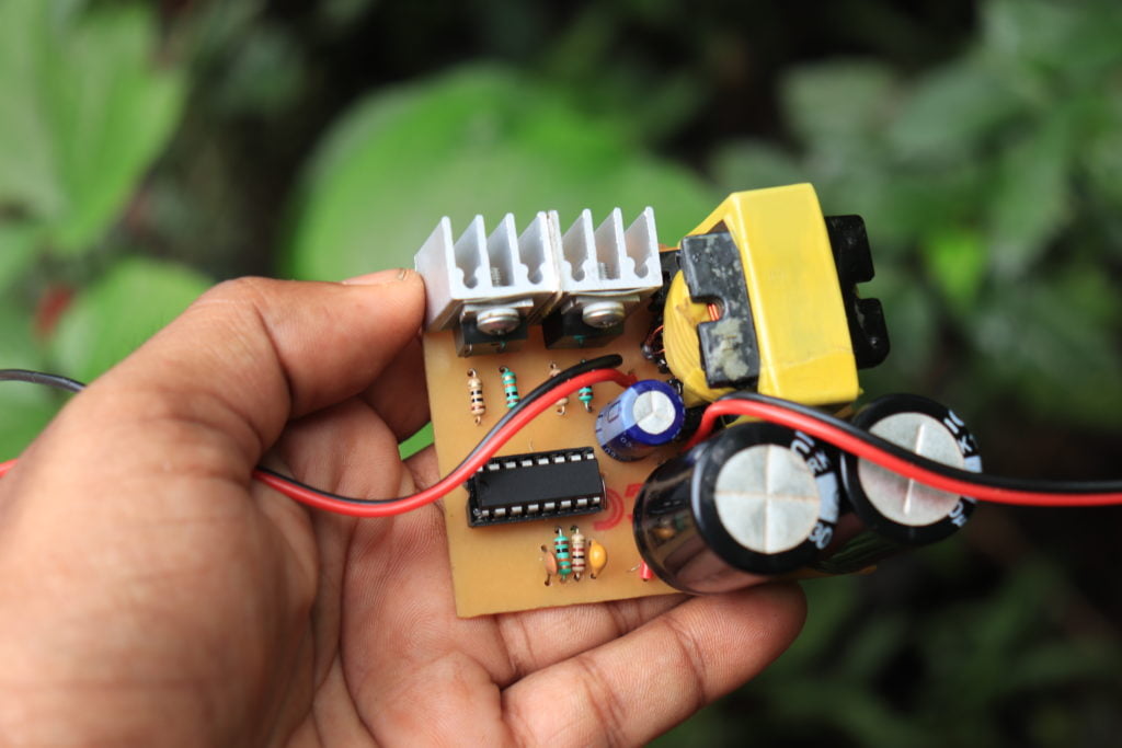 100 watt power inverter circuit diagram and PCB - Inverter circuit