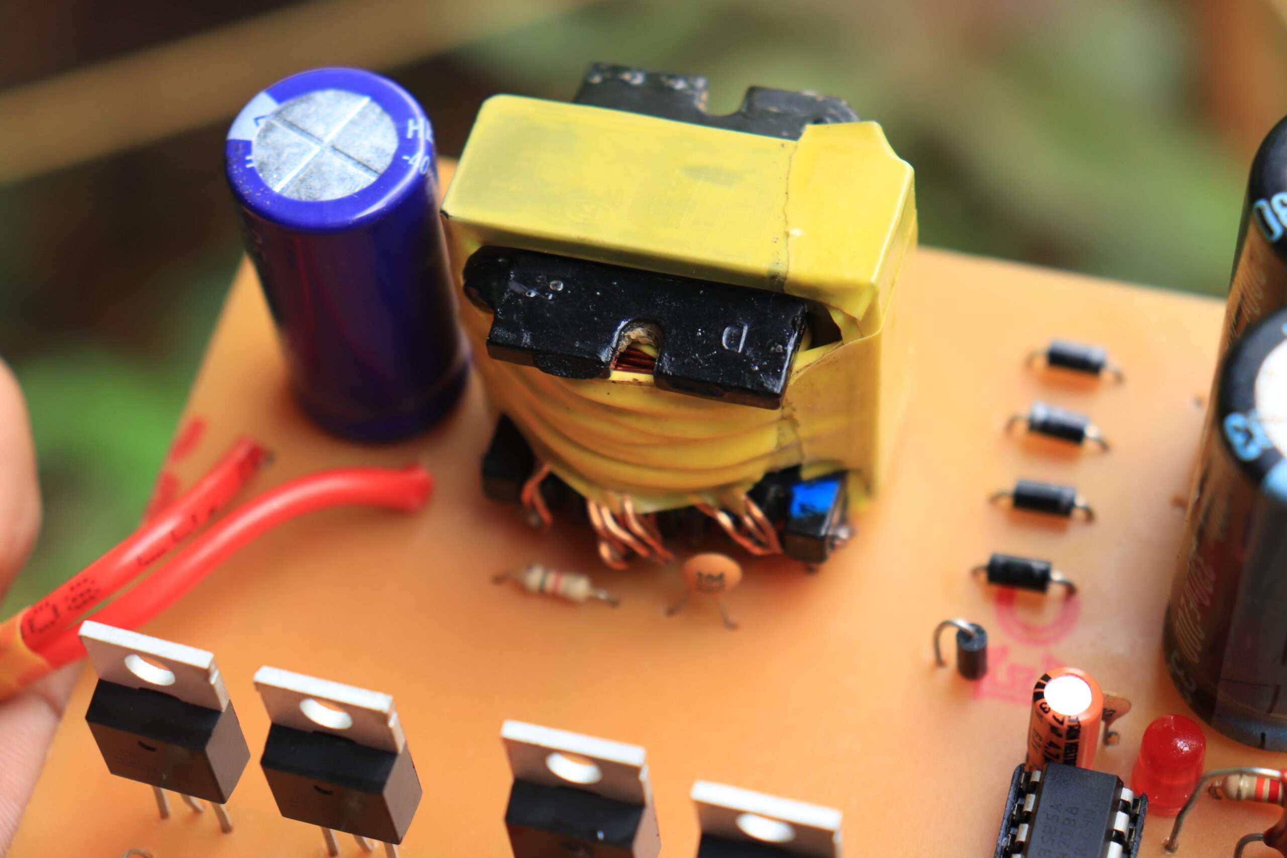 Rewinding ATEX transformer for making inverter