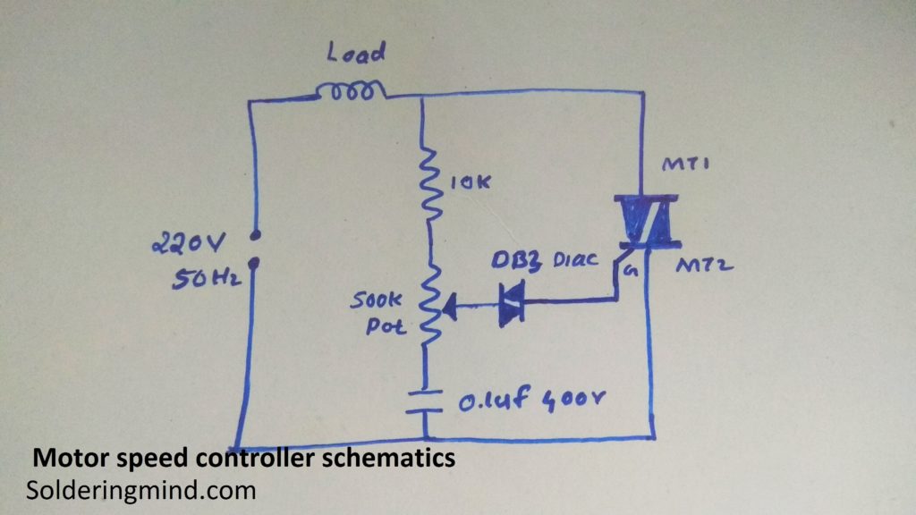 Motor Speed Controller Using Triac