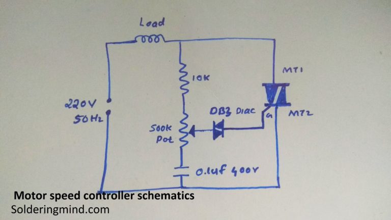 Motor Speed Controller Using Triac