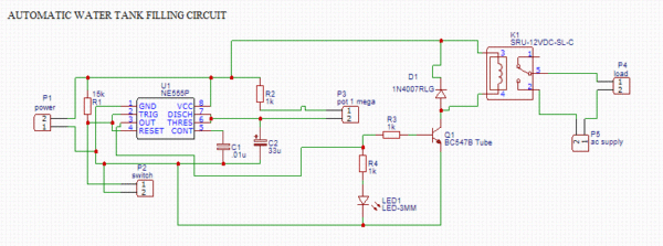 Automatic Water Tank Filling System