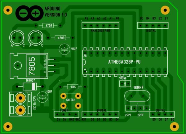 DIY Arduino - Make Your Own Arduino Board