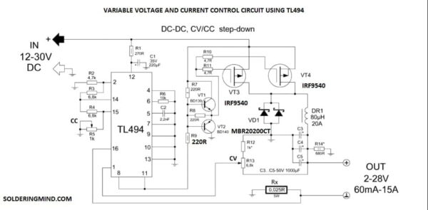 DIY Variable Power Supply With Adjustable Voltage and Current