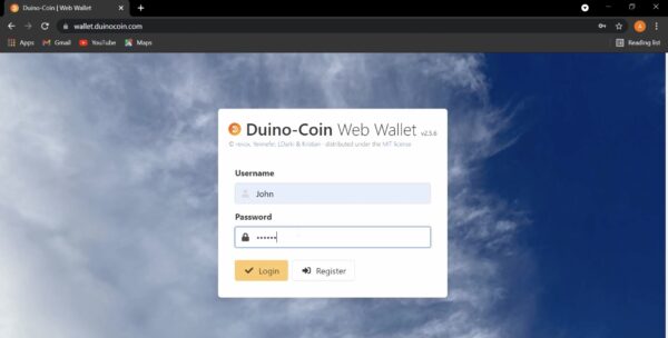 ESP8266 Crypto Miner - Duino coin mining