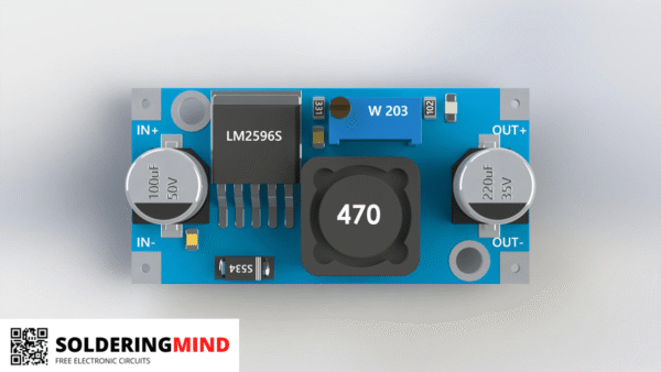DC DC Buck Converter Using LM2596 IC