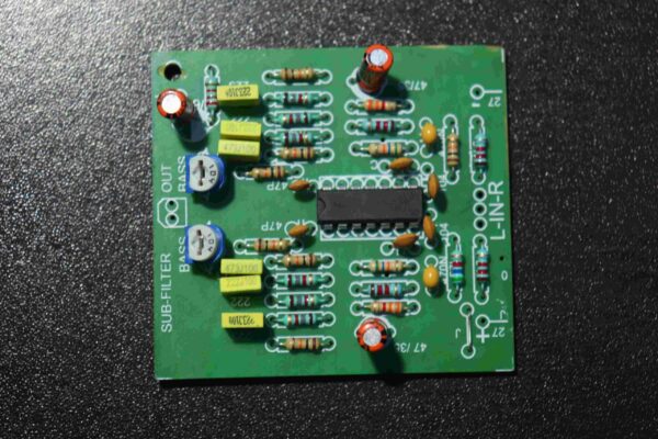 LM324 IC Based Subwoofer Low pass Filter Board