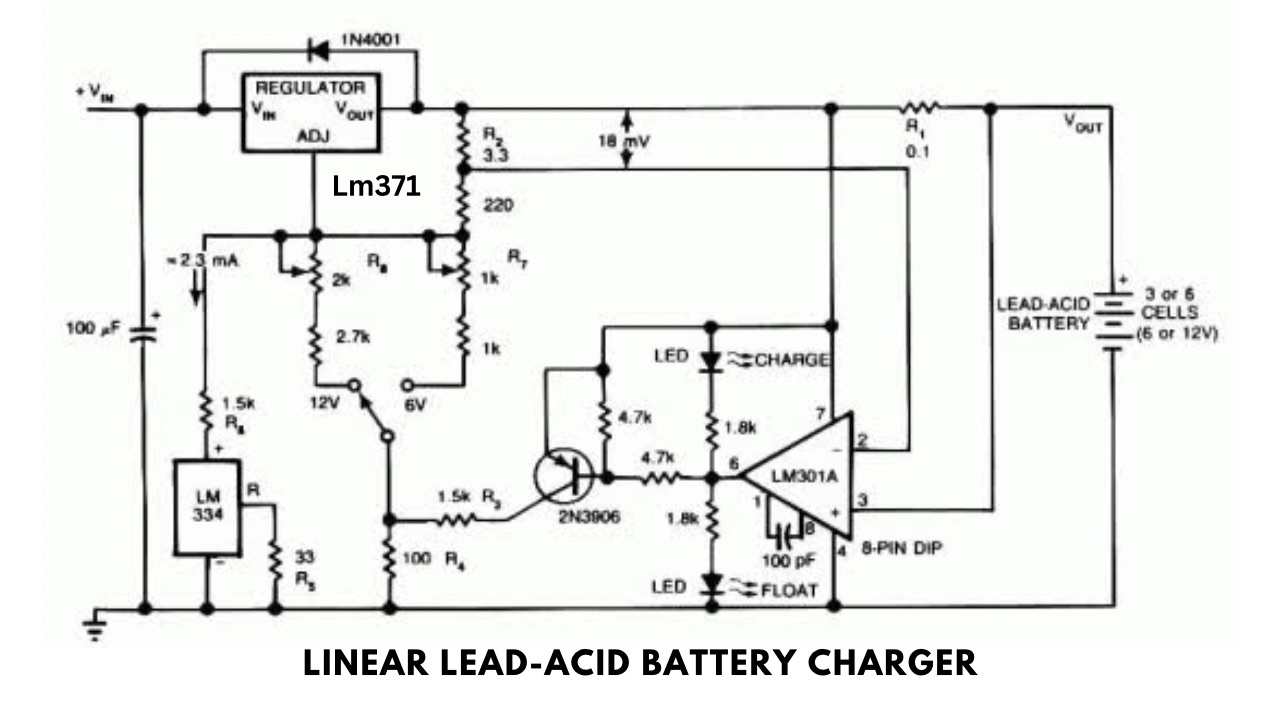 12V Battery Charger Circuit - Soldering Mind