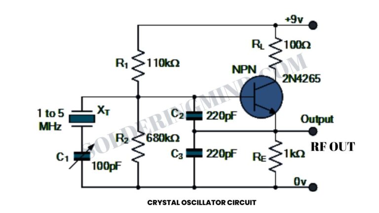 Crystal Oscillator: Frequency, Circuit and Working