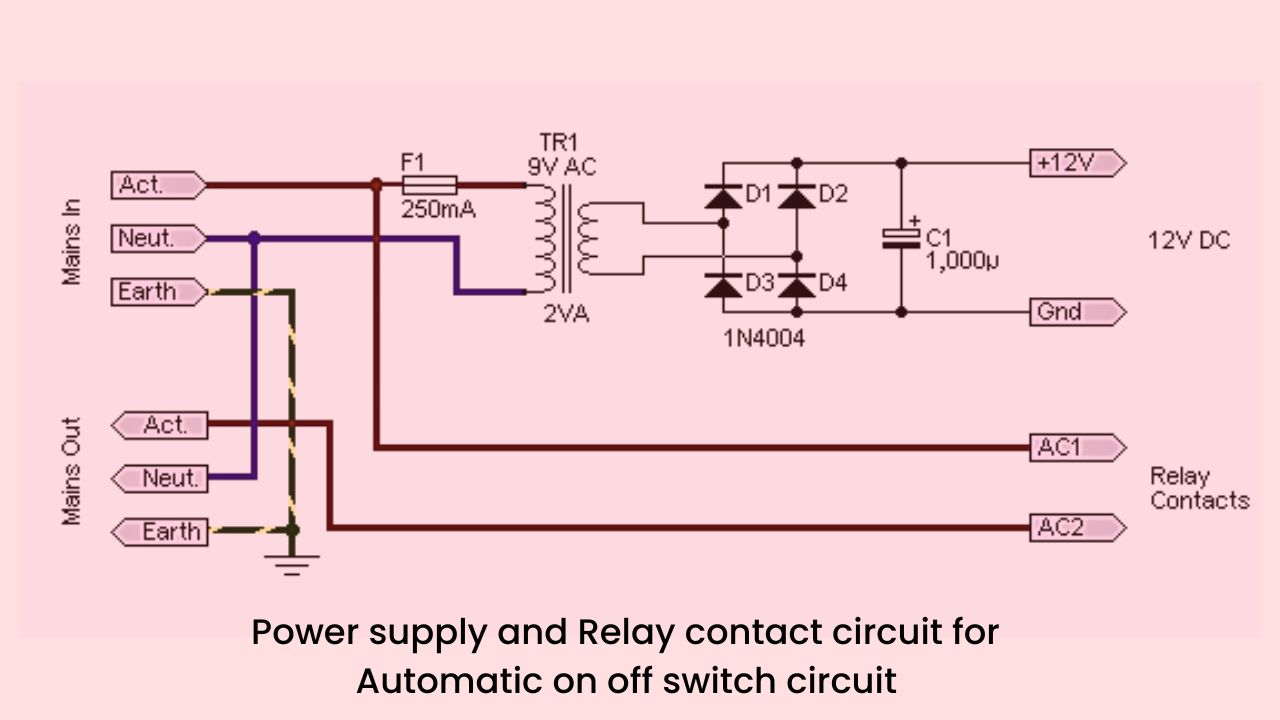 Automatic power ON/OFF Switch Circuit for Amplifier