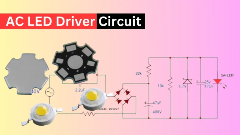 LED Blinking Circuit using BC547 NPN Transistor