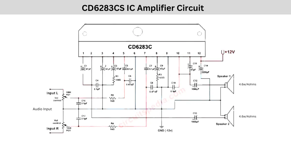 CD6283CS IC Amplifier Circuit