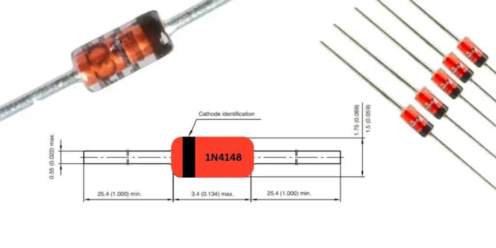 1N4148 Diode: Pinout, Uses and Equivalent