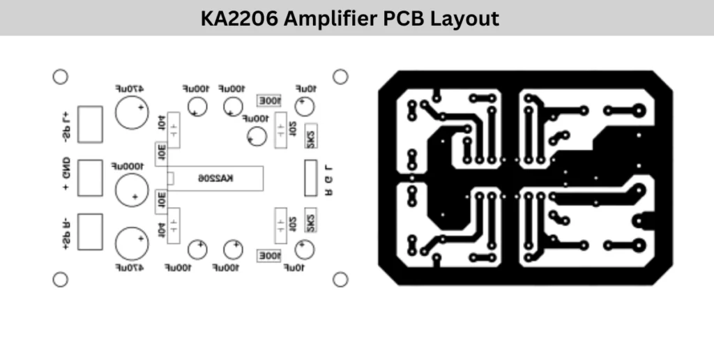 KA2206 Amplifier Circuit: 2.3W Stereo Output