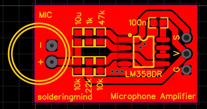 Microphone Preamplifier Circuit