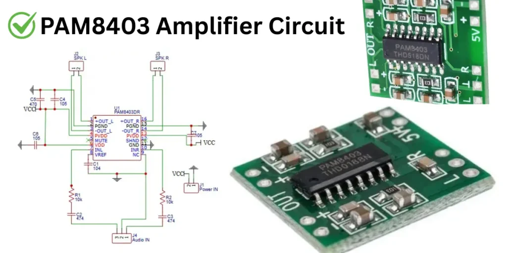 PAM8403 Amplifier Circuit