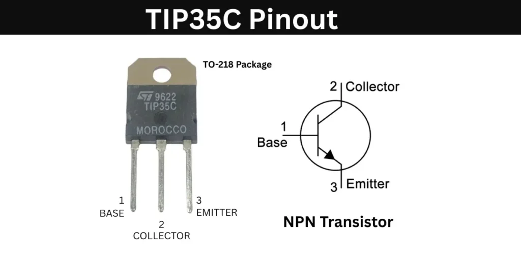 TIP35C Transistor Pinout, Equivalent and Characteristics
