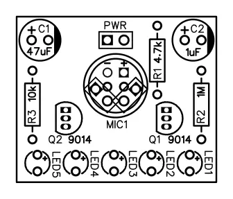 Voice Activated LED: Circuit and PCB Layout
