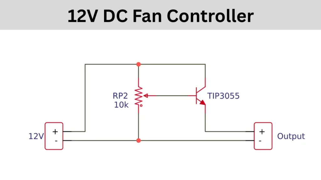Simple 12V DC Fan Speed Controller