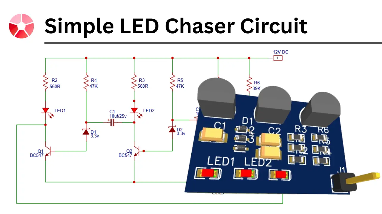 Simple LED Chaser Circuit