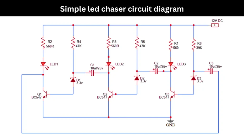 Simple LED Chaser Circuit