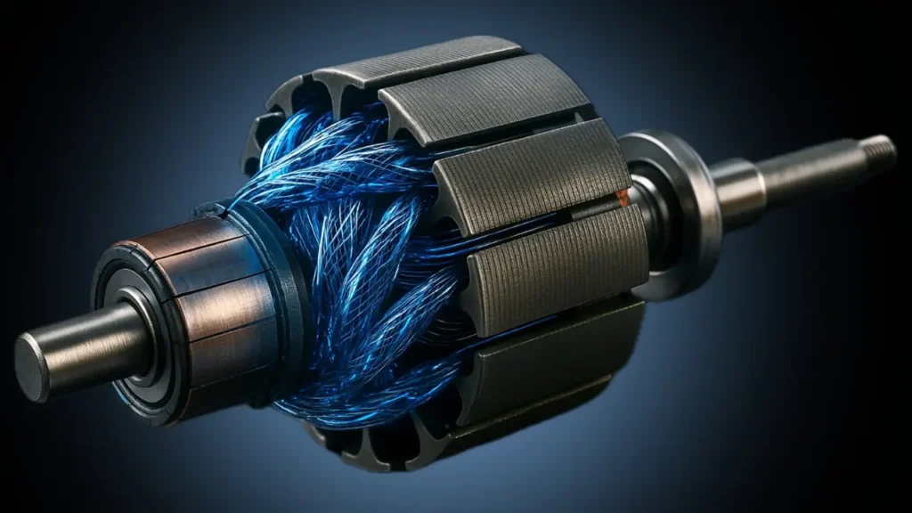 Radical Electric Motor runs Without Metal Wires