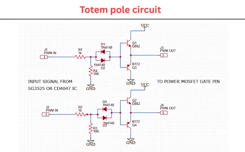 Totem Pole Circuit: Fast Switching, Strong Output Drive