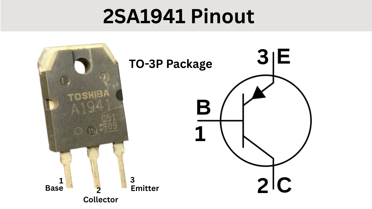 2SA1941 Transistor Datasheet including Pinout and Equivalent