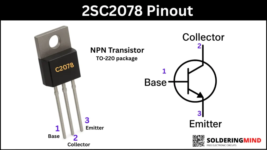 2SC2078 Transistor Pinout, Features and Equivalent