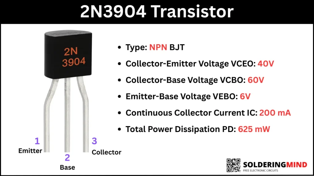 BC557 Transistor Pinout, Equivalent and Working