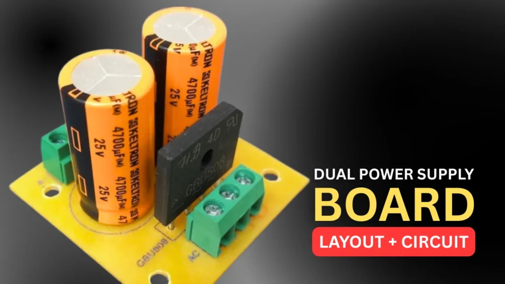Mini DC Dual Power Supply Board For Amplifier