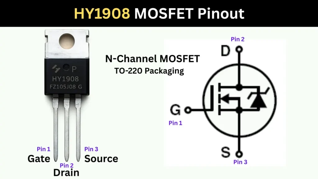 HY1908 MOSFET Pinout, Equivalent and Specifications